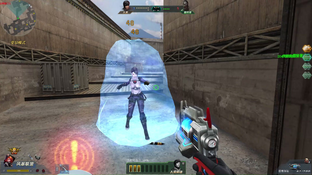 生死狙击:这把枪在生化模式中这么变态?最强套装刀僵尸到自闭!