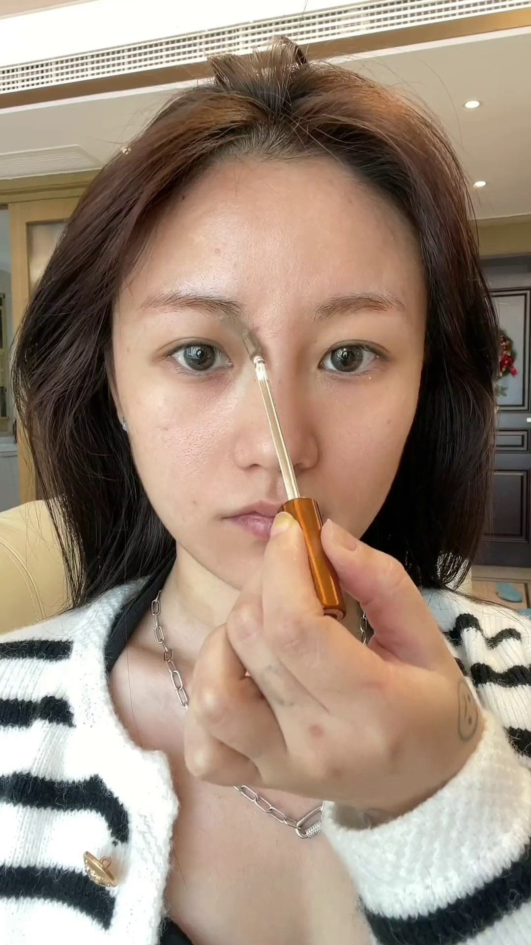 塌鼻梁必学!分分钟拯救塌鼻子女孩!拯救塌鼻梁修鼻梁教程