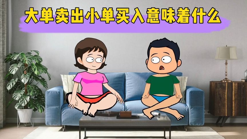 大单卖出小单买入意味着什么