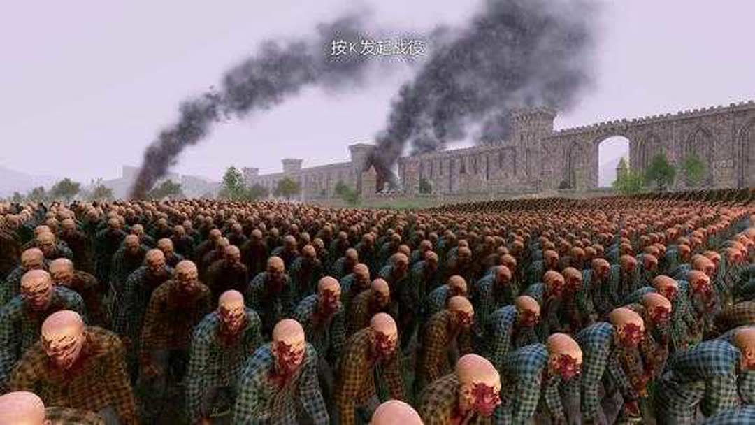 史诗战争模拟器 1000僵尸vs2500丧尸 已经是尽力感染了