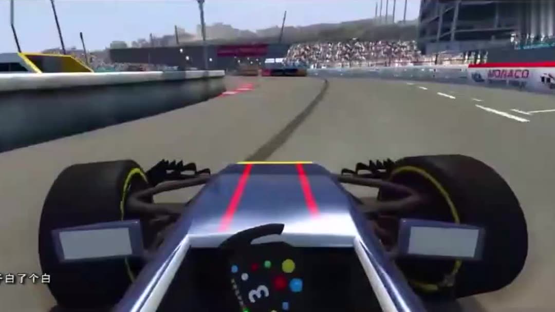 第一视角体验F1赛车撞车毁灭瞬间 拟真车祸模拟