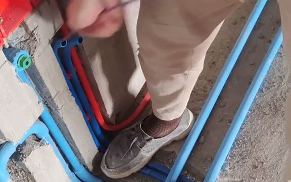 【电工技术】穿线绳管线机水管、网线、BVR软线如何穿线。