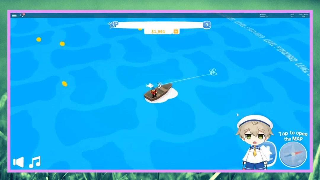 Roblox:钓鱼模拟器变身钓鱼达人出海捕鱼还有恐龙船