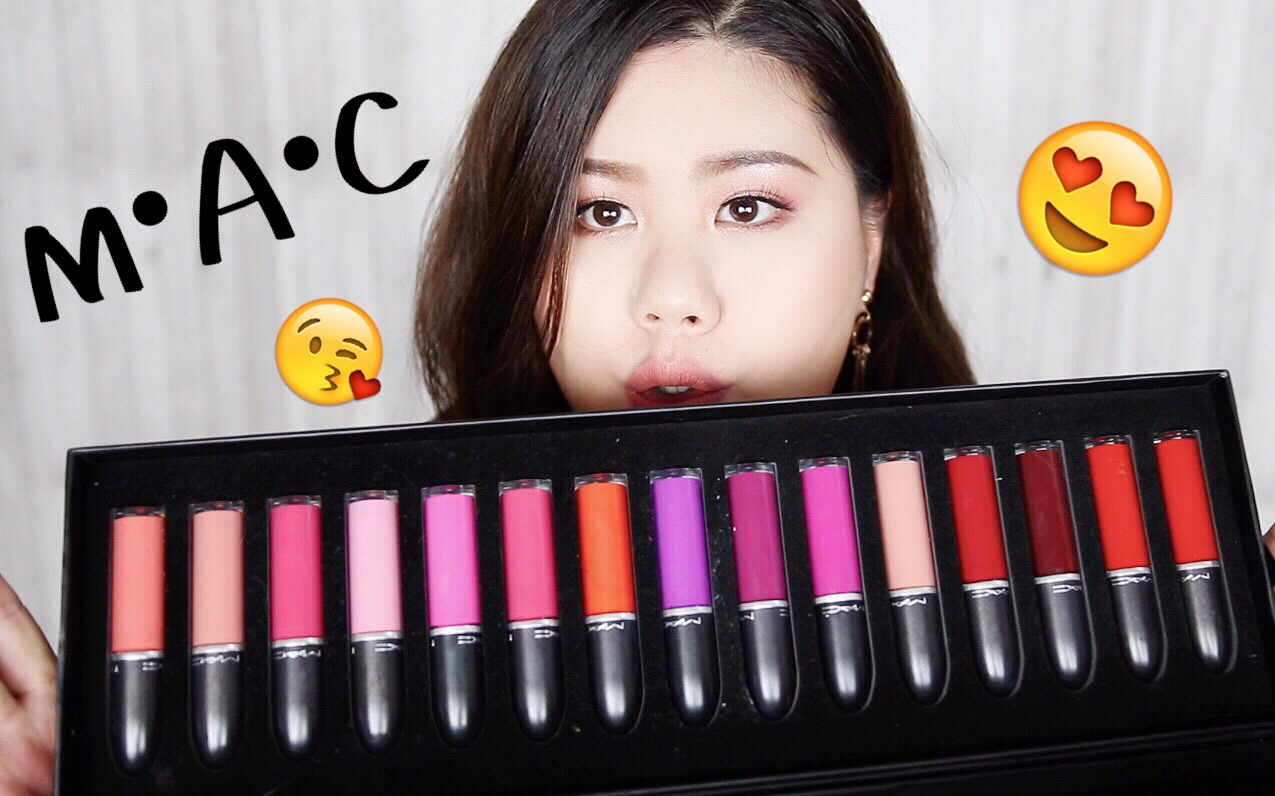 LizLU栗子| 入秋就要涂这个!M.A.C液体唇膏试色+测评