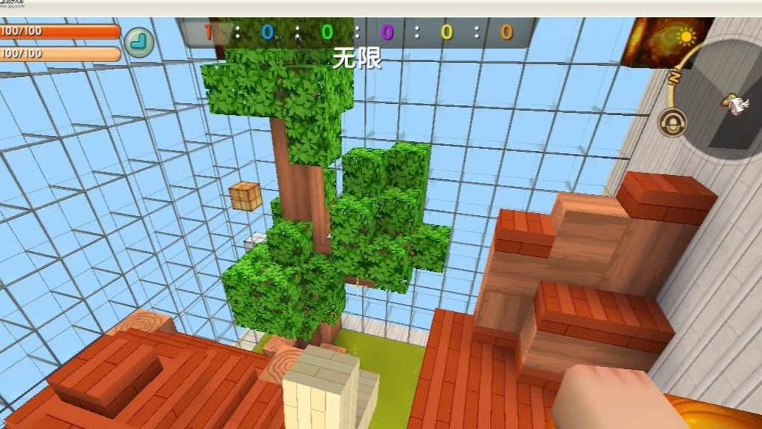 迷你世界 尝试米米老师玩的跑酷通关2