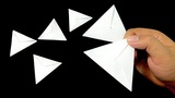 教你折纸等腰三角形飞镖,不仅能玩,写数学作业时还能用上!