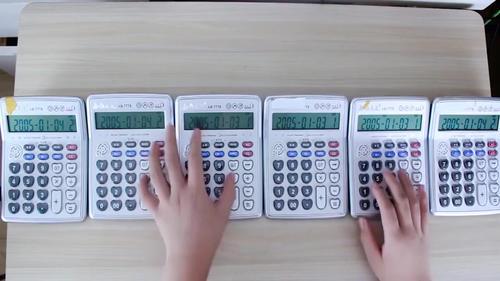 世界上纯净音乐,用六台计算器演奏天空之城