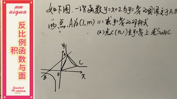 如何求反比例函数中的面积