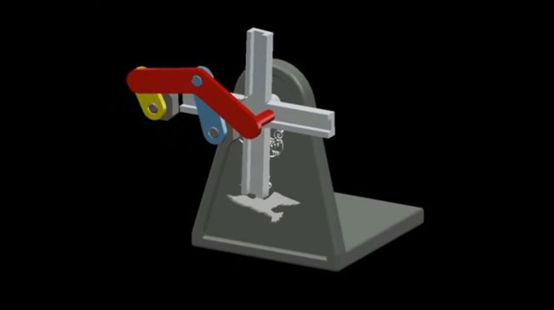 可以90度转动的机构，看看是如何设计的