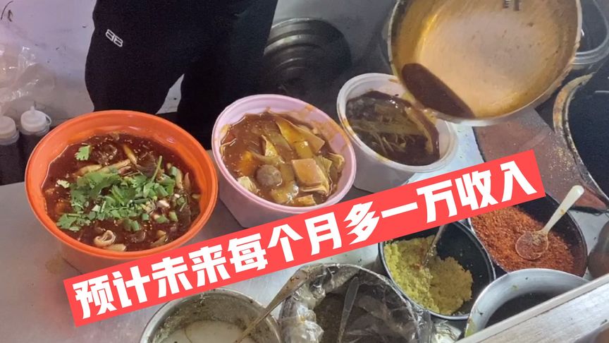 小吃店添新设备增加新项目,预计未来每个月多收入一万块