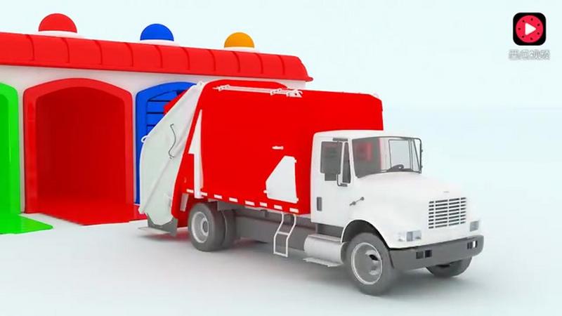 少儿早教动画:认识消防车 救护车 警车