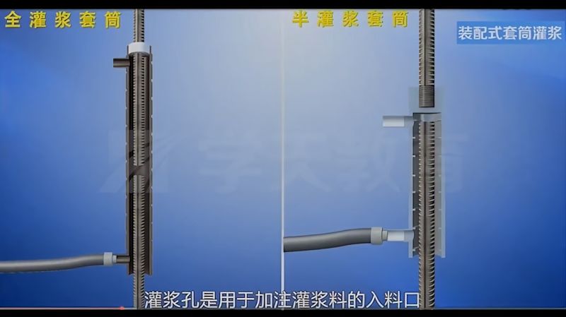 案例实操-施工视频:224 建筑现场安全管理相关动画套筒灌浆施工