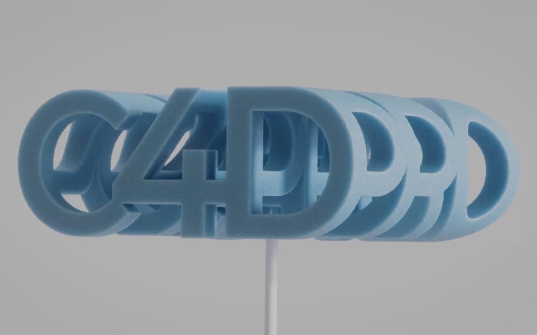 C4D教程 使用体积建模制作文本错觉效果【人工翻译】