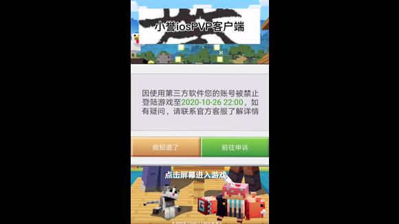 我的我的世界被封号了,等时间到了我再拍