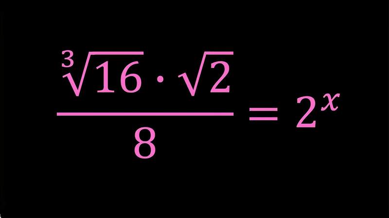 趣味数学-计算这个看似复杂的指数方程