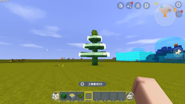 迷你世界简单的圣诞树制作教程轻松学会赶紧装扮家吧