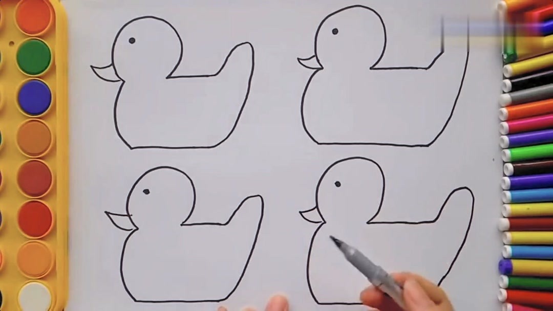 236益智儿童画画简笔画基础教程:教你一分钟学画