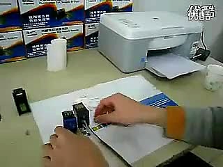 HP惠普一体墨盒连供安装