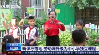 新课标落地 劳动课升级为中小学独立课程