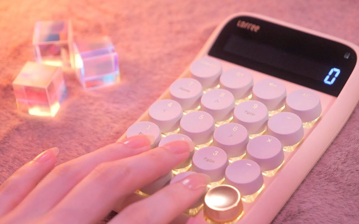 ...无人声~让你可以马上入睡的触发音~奇怪的计算器按键声,敲击音,木球~