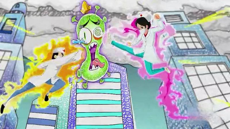 ...医生护士奔赴前线,深深影响到我们的下一代,让孩子们看到榜样的力量...