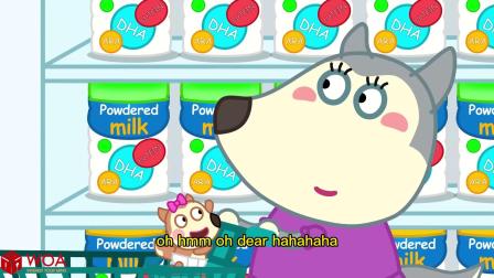 儿童益智动画沃福:坐电梯要注意安全