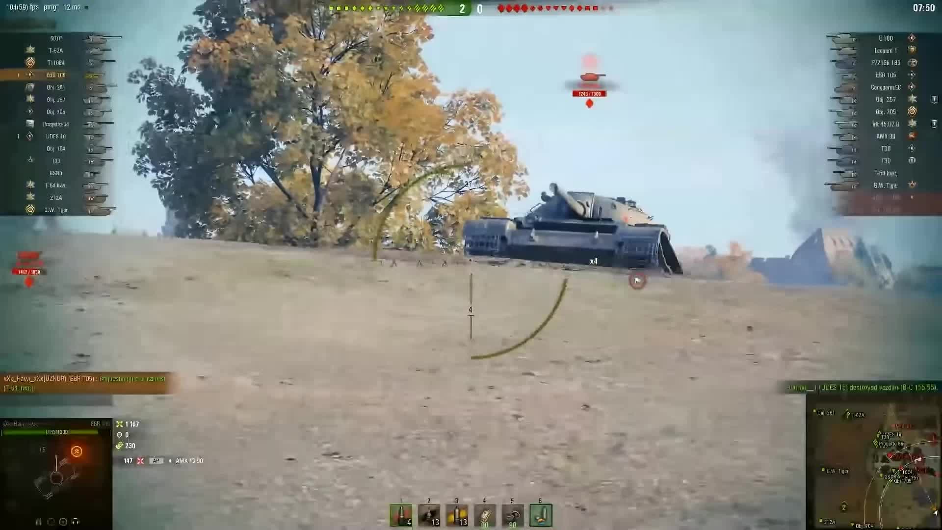 打坦克 靠的就是动脑子,给你丫的堵水里 #坦克世界 #WOT