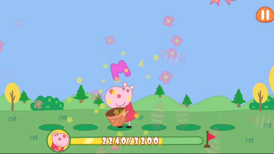 小猪佩奇亲子教育 粉红猪小妹认识字母ABC益智小游戏