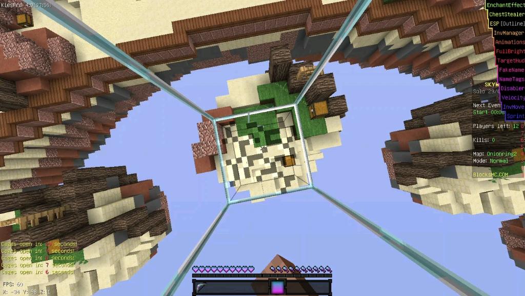 关于我在blocksnc使用kiespro客户端杀到最后一名被打飞这档事