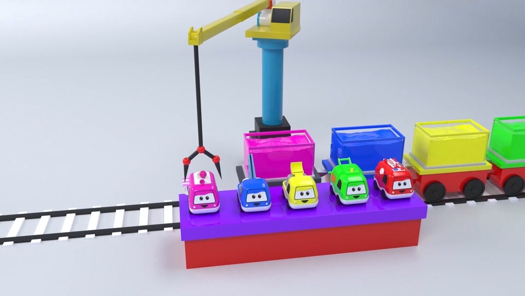 车宝颜色乐园 第1季 第2集 托马斯小火车运送车宝兄弟