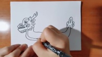 简笔画～龙舟。端午马上到了,赛龙舟吃粽子