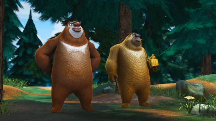 小鸟在教唱歌光头强砍树打扰小鸟生气后果很严重喜欢的大家评论