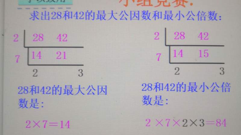 停课不停学,在家也能学。五年级下册数学微课:最小公倍数