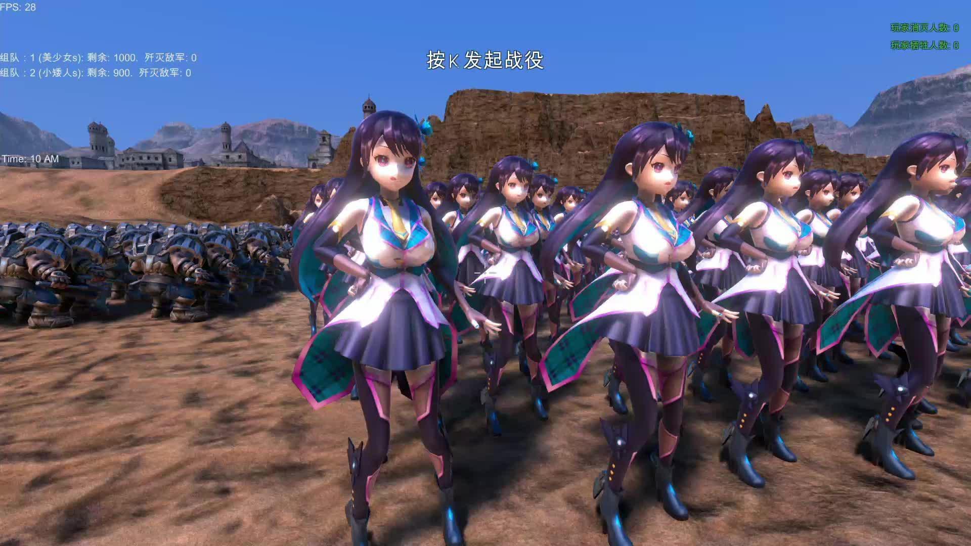 史诗战争模拟器:小姐姐被小矮人包围,没想到还能极限反杀