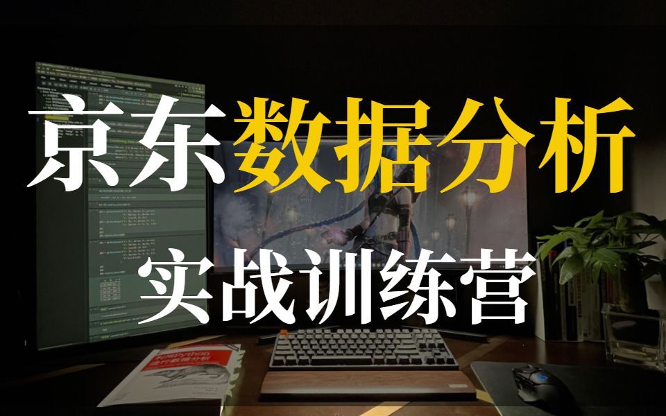 【完整800集】京东商业数据分析实战课程,从零到1,手把手教你