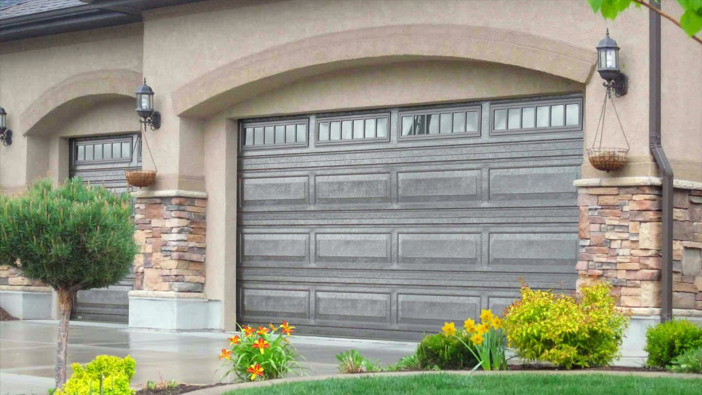 美式电动车库门制造全过程,原理其实很简单!