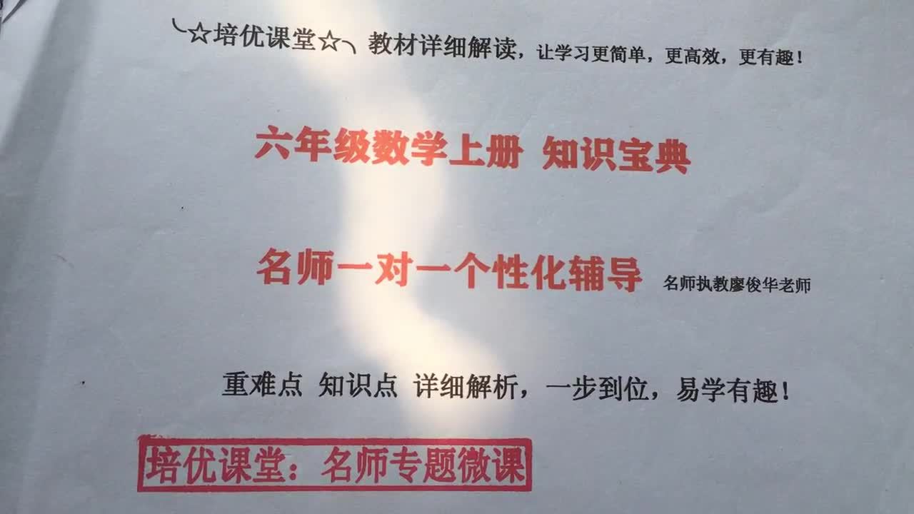 六年级数学上册 82 总复习 P113