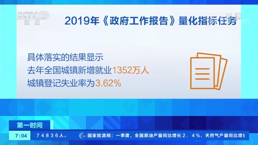 [第一时间]去年政府工作报告38项量化指标均完成