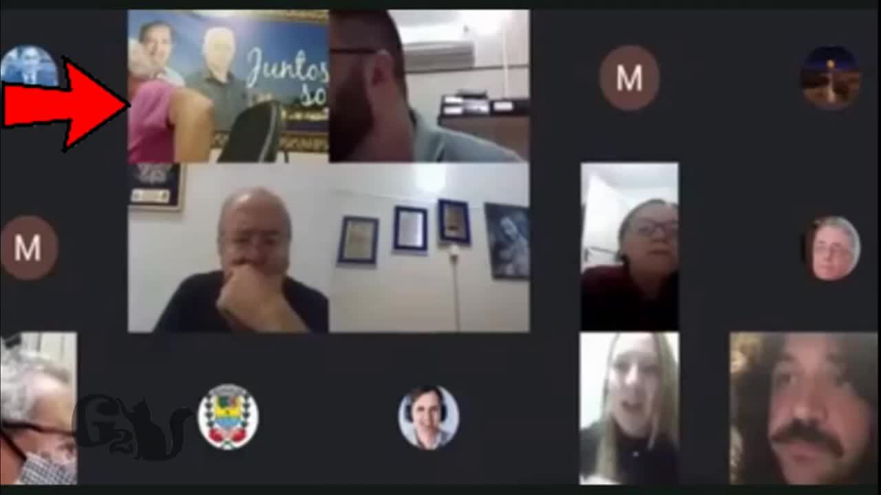 巴西政客开视频会议时闻女性内裤 忘关摄像头被拍到