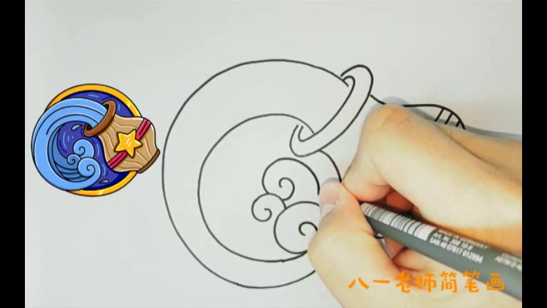 学画十二星座简笔画 水瓶座