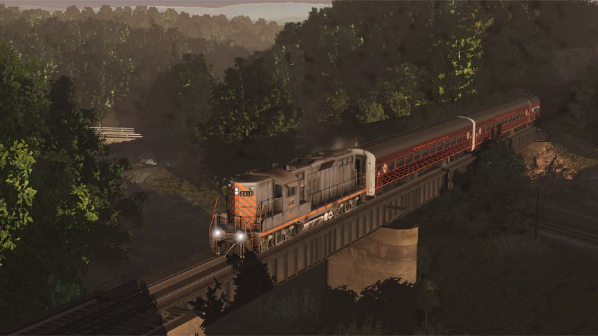 实况模拟列车19 美国版山间小票