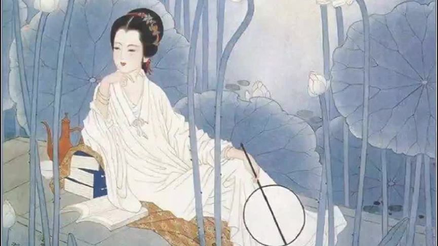 scratch诗词展示-武陵春 背景虚像 造型图章切换 克隆❄️ 飘落