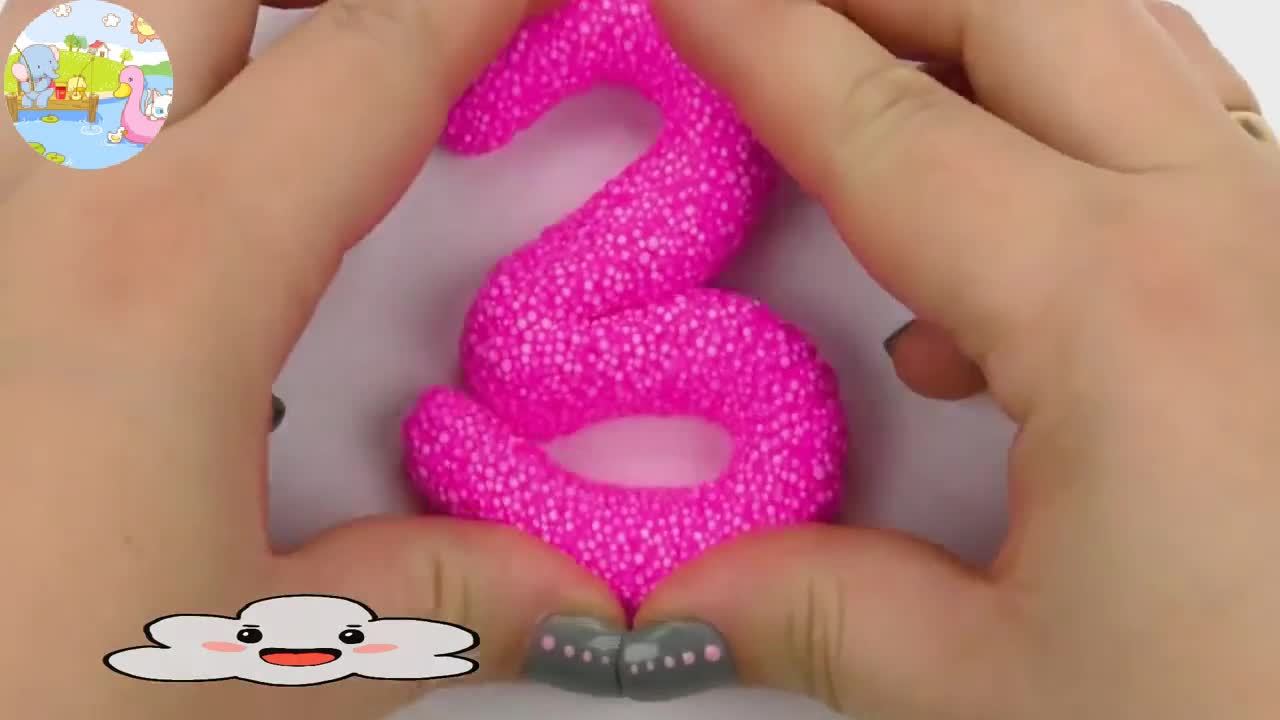 彩色黏土DIY制作数字模型,七彩开心童年