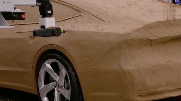 一辆汽车生产全过程,从全尺寸油泥模型开始!