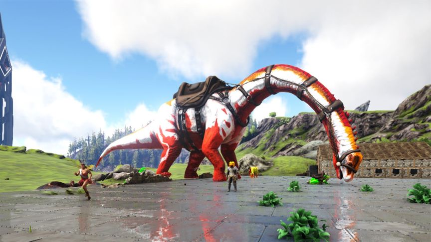 方舟生存进化:憨憨部落 30 庞然大物巨型雷龙