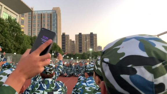 #十年 #常州信息职业技术学院军训同学唱了一首《十年》,听起来