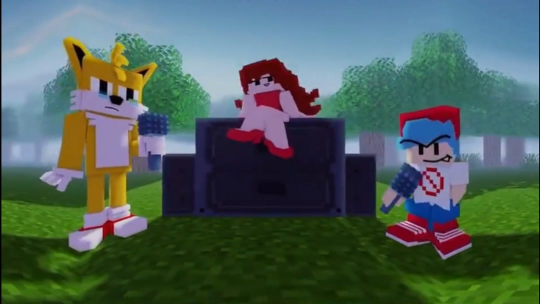 周五夜放克:我的世界版说唱,BF对战塔尔斯