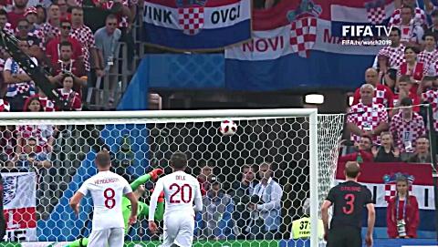 2018年俄罗斯世界杯四强淘汰赛进球集锦! !