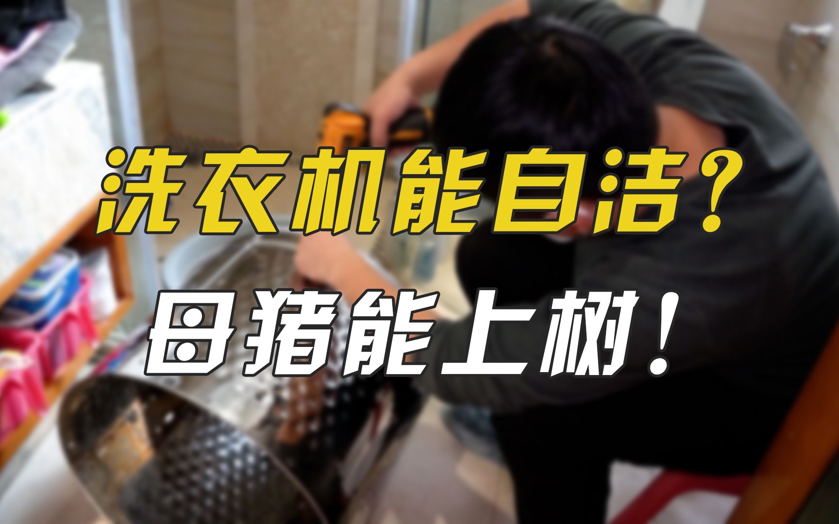 只有全拆清洗,才能看到的,洗衣机内部发臭污垢!