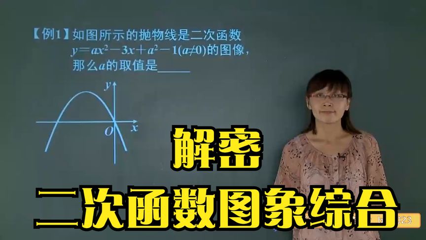中考数学:解密二次函数图像综合(一)